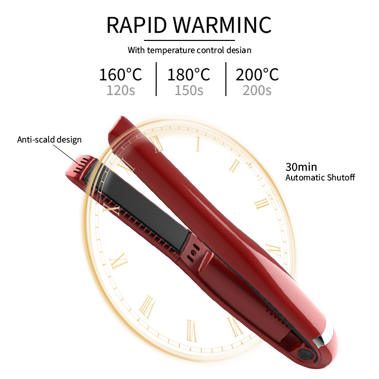 Wholesale Portable Nano Titanium Flat Iron | Magnetic Wireless Charging ...